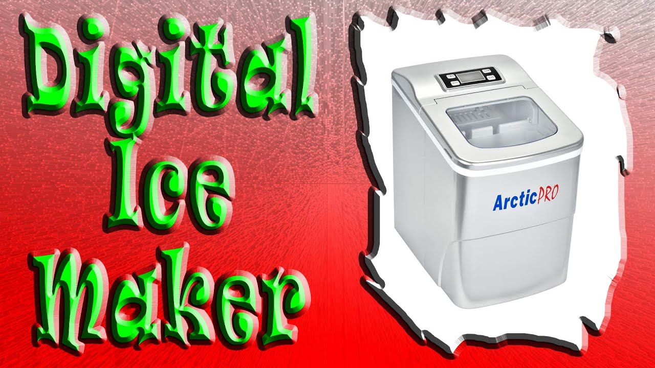 Arctic Pro Portable Digital Ice Maker Machine - YouTube