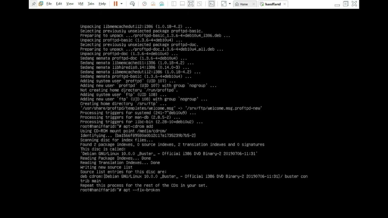 FTP SERVER DEBIAN 10 - YouTube