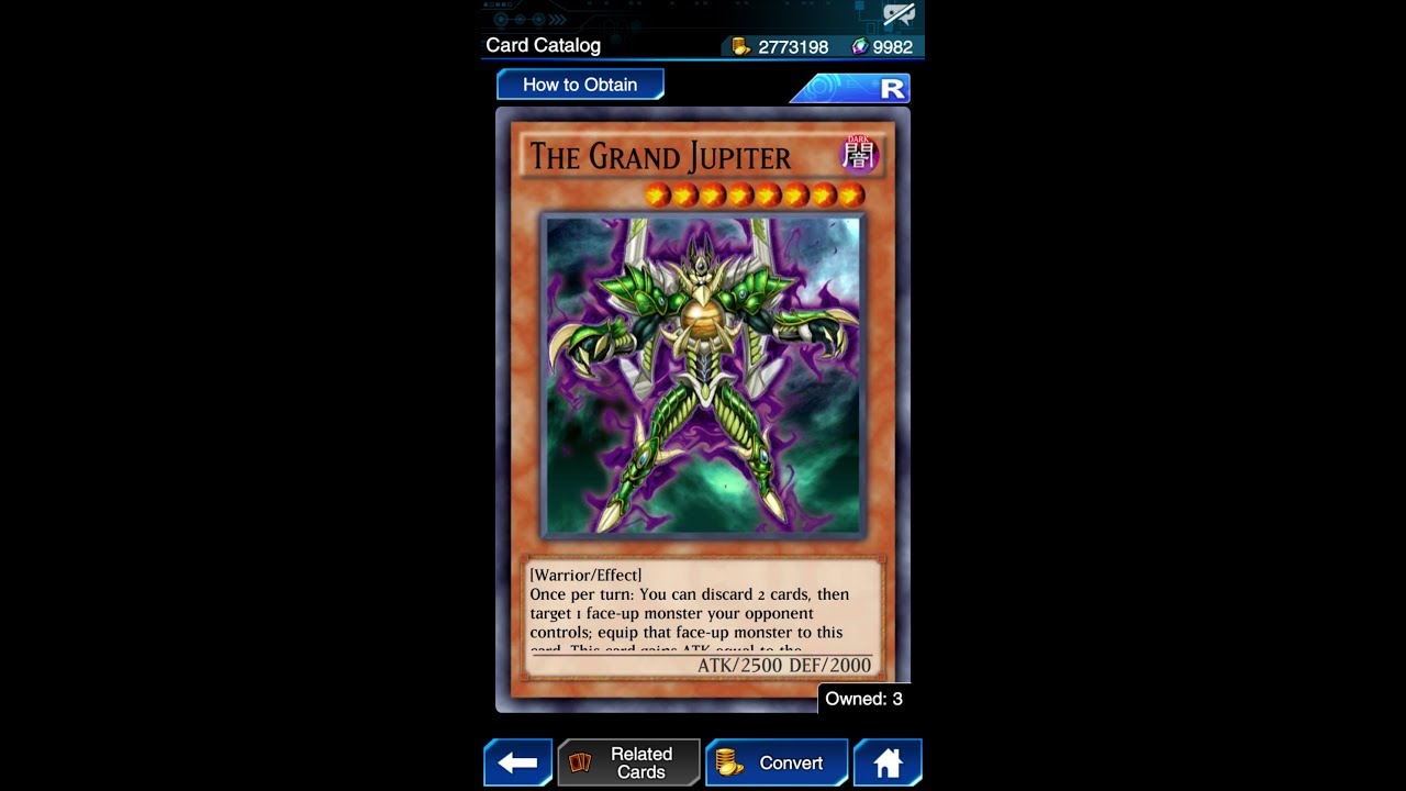 Yugioh Duel Links - The Grand Jupiter - YouTube