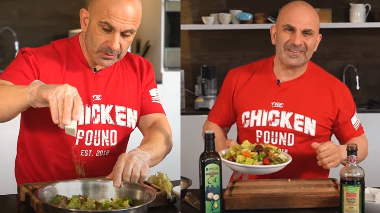 THE MUSCLE CHEF'S "SLEEPY SALAD" RECIPE! - YouTube