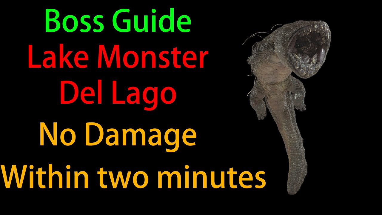 Resident Evil 4 Remake Boss Guide Lake Monster Del Lago (4K 60fps ...