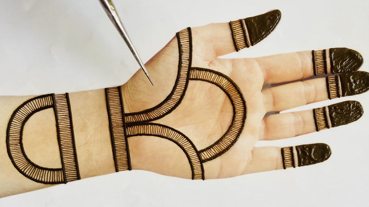 Easy Bharva Indian Full Hand Mehndi Design Trick 2023 || Front Hand ...