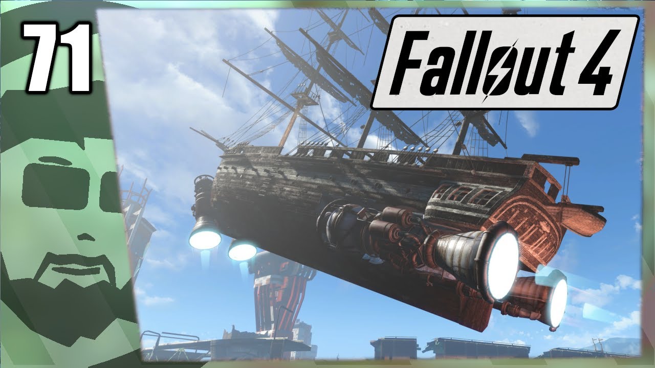 The USS Constitution is airborne! | Fallout 4 | Part 71 - YouTube