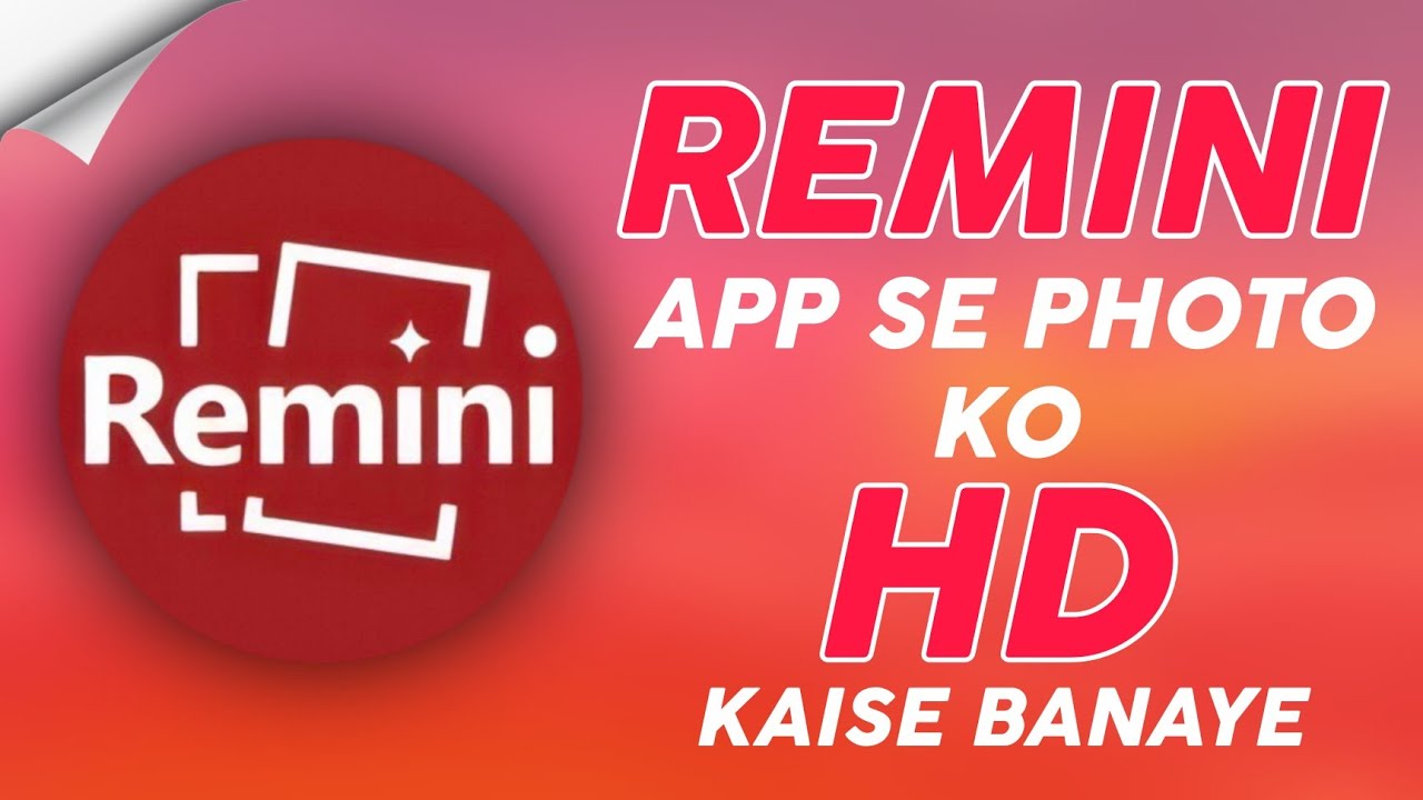 How To Use Remini App / Remini App Se Photo Edit Kaise karen #remini # ...