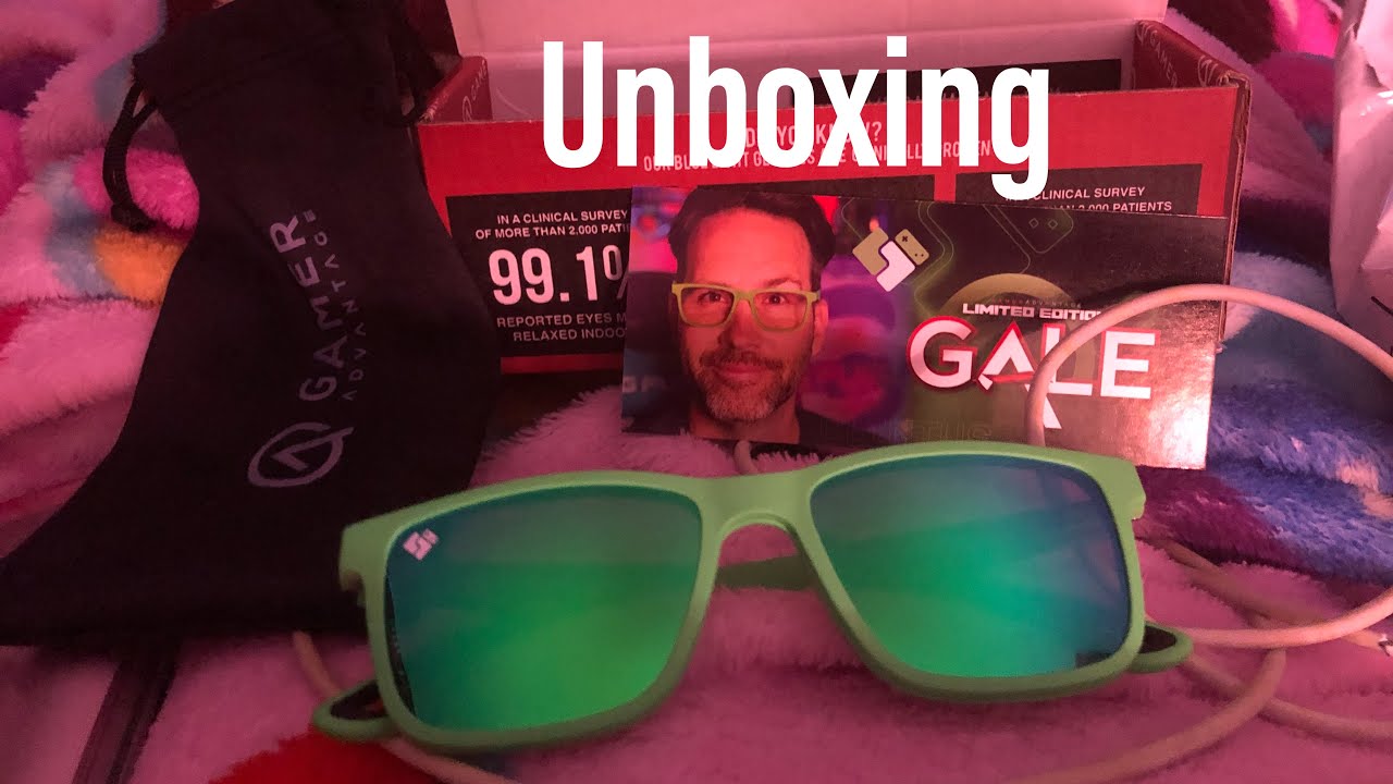 Gamer Advantage Limited Edition Clintus GALE Glasses Unboxing - YouTube