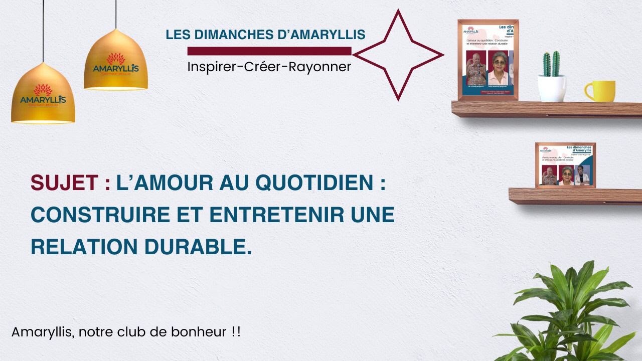 Dimanche d'Amaryllis avec le couple Lionel et Roseline Benjamin - YouTube