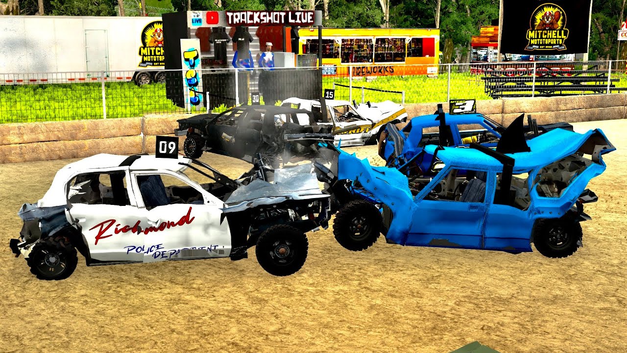 BeamNG Demolition Derby (Fullsize Street Stock) - YouTube