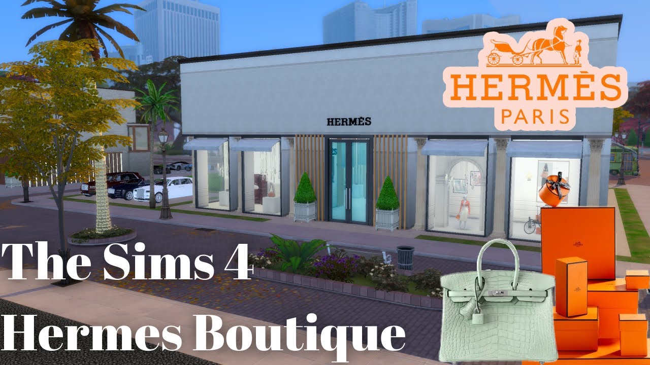The Sims 4 - HERMES Boutique 🐎 ⎪ NunuSims 4 - YouTube