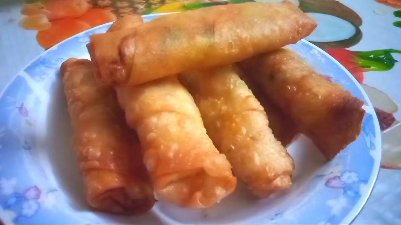 White sauce spring roll recipe - YouTube