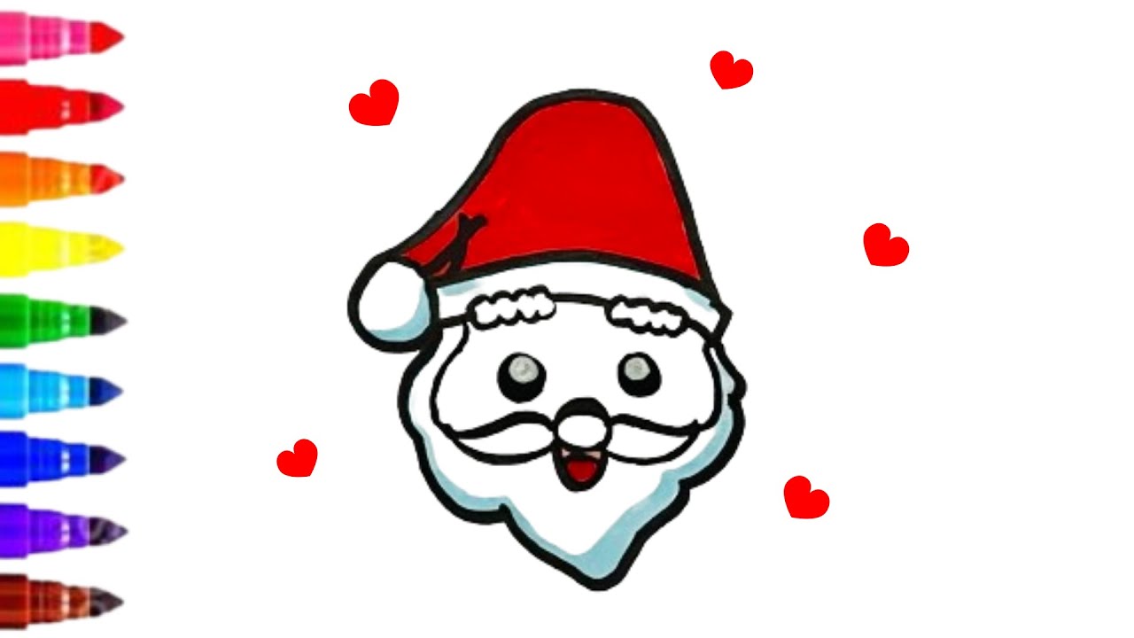 How To Draw Cute Santa Claus | Santa Claus Drawing Step By Step - YouTube