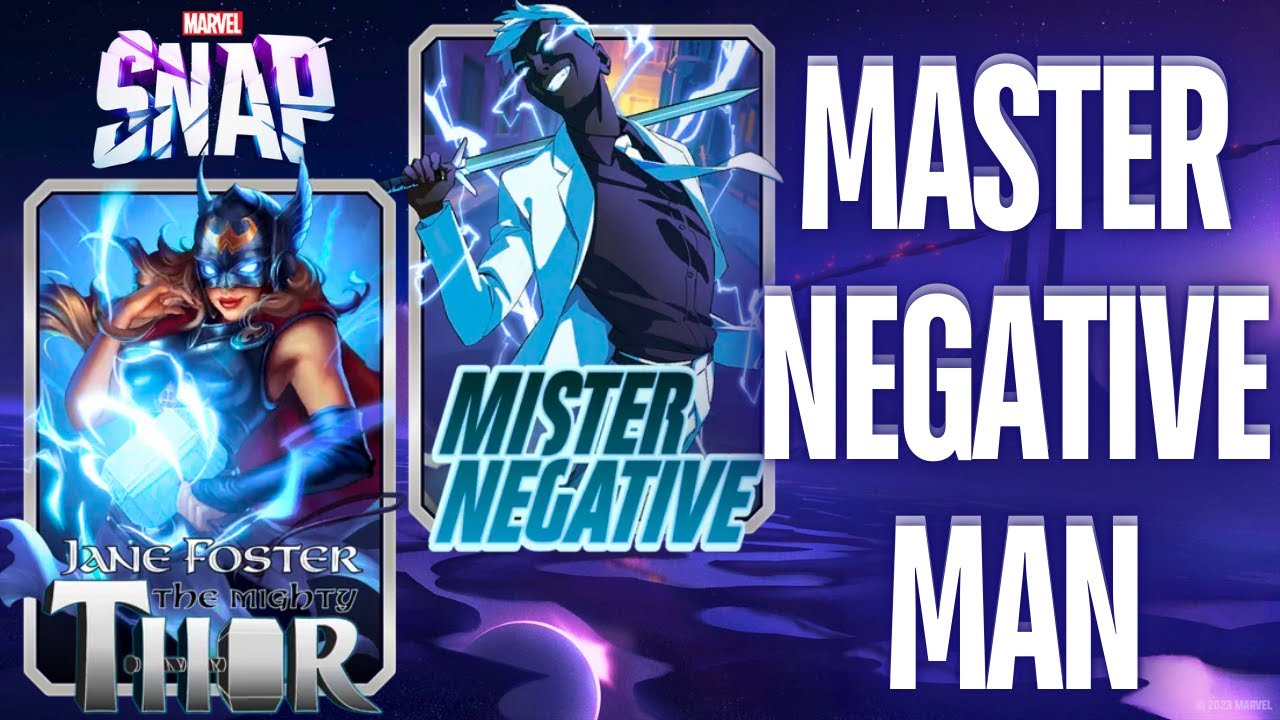 Negative Master Deck in Infinite Rank Marvel Snap - YouTube