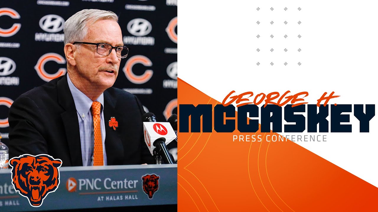 George H. McCaskey end-of-season press conference | Chicago Bears - YouTube