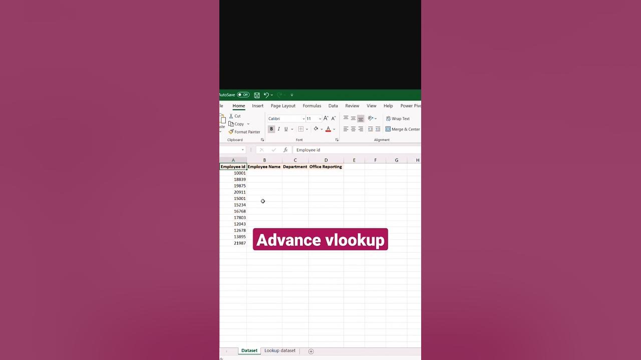 Advance Vlookup | Vlookup in Excel | Excel formulas - YouTube
