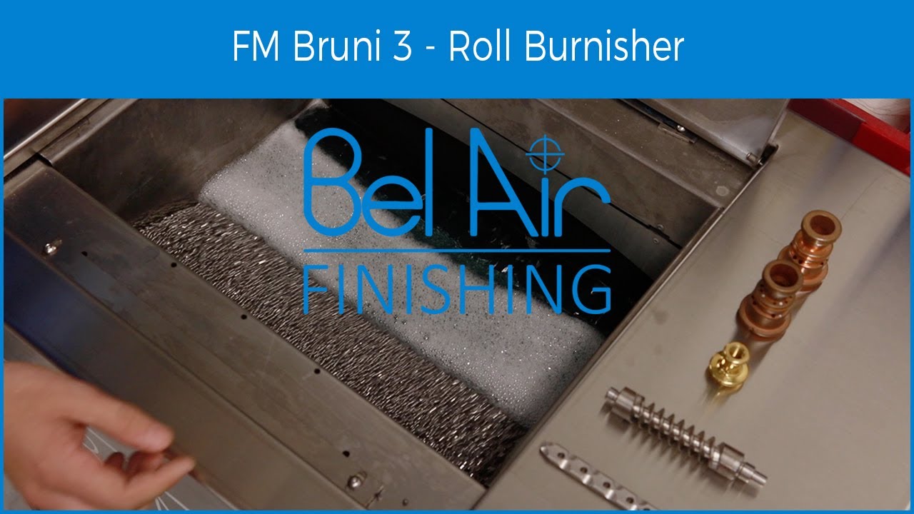 FM Bruni 3 - Steel Ball Roll Burnisher - YouTube