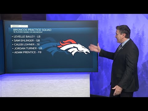 Broncos add 16 players to practice squad