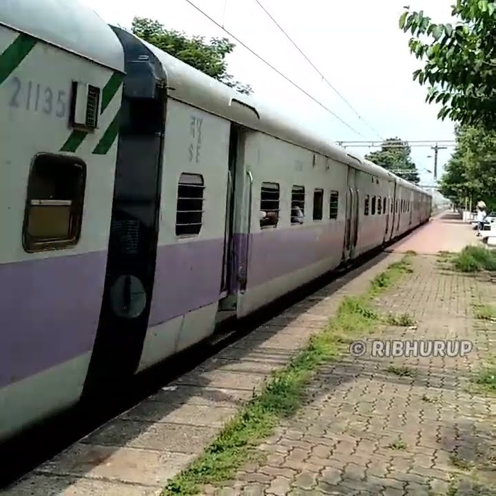 Old MEMU Train Of SER - YouTube