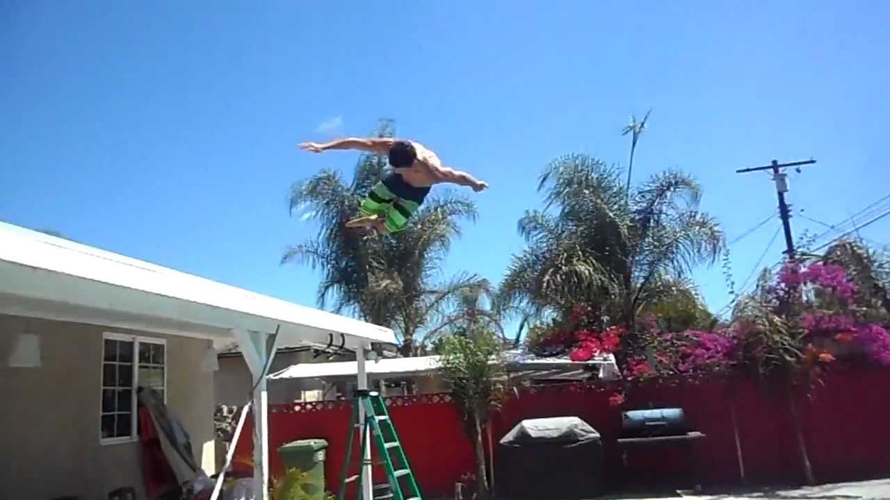 FRONT FLIP FAIL - YouTube