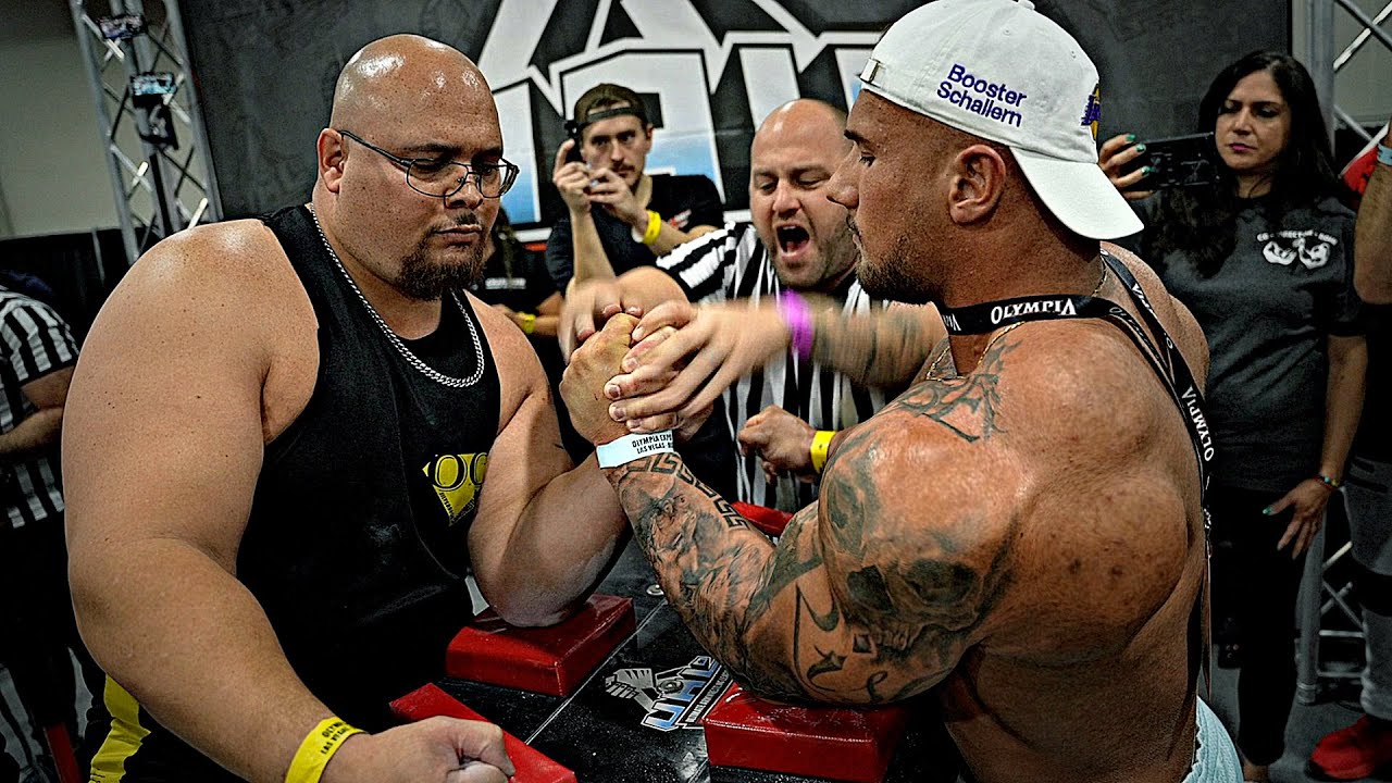 MR OLYMPIA ARM WRESTLING CHAMPIONSHIP 2022 LEFT - YouTube