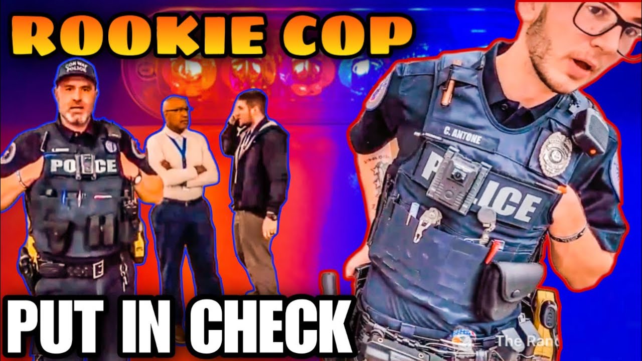 Man Puts Rookie Cop in Check (Like a BOSS!) - YouTube