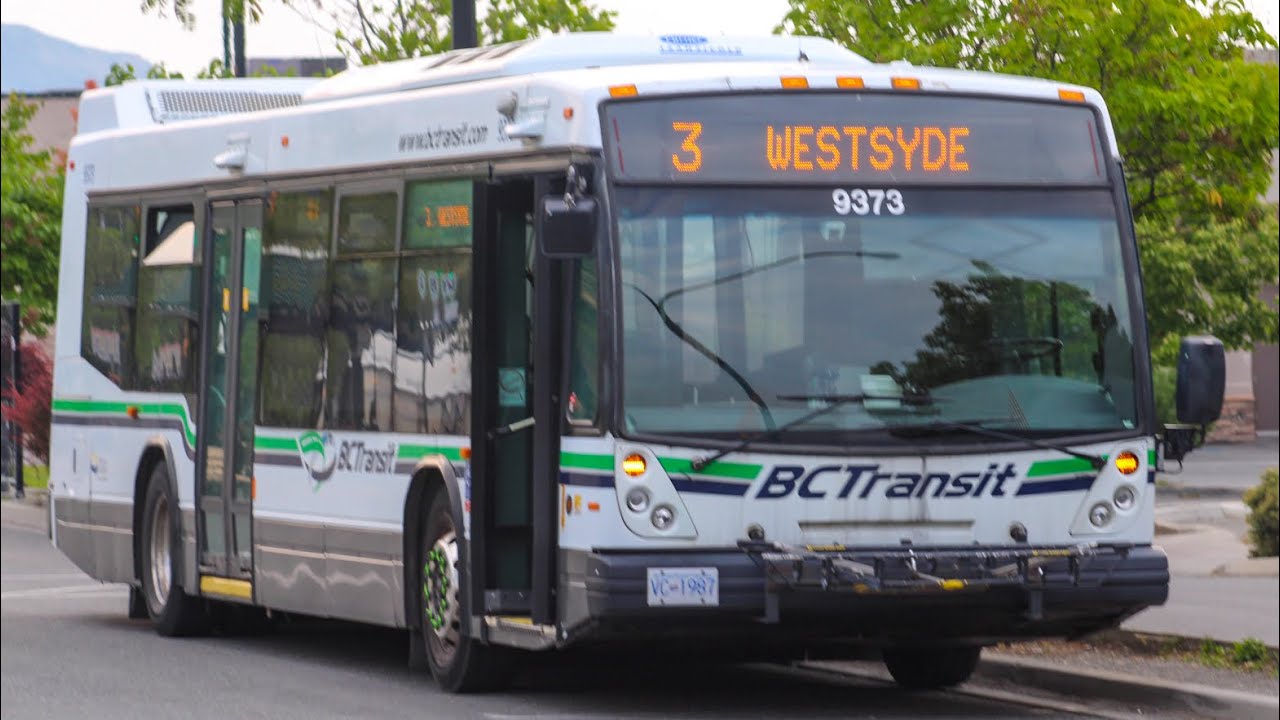 BC Transit (Kamloops) 2009 NovaBus LFS - 9373 on route 3 Westsyde to ...