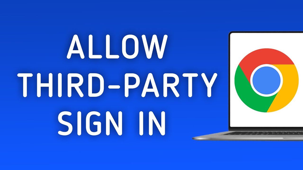 How to Allow Chrome Third Party Sign in on PC - YouTube