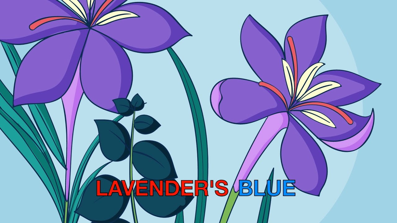 Lavender's Blue (Dilly Dilly) 子供の歌 Lavendelblau - New Remix - Lavender ...