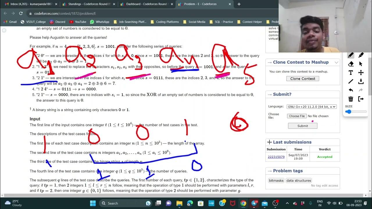 Codeforces Round 895 (Div. 3) || E. Data Structures Fan || Easy Explanation - YouTube