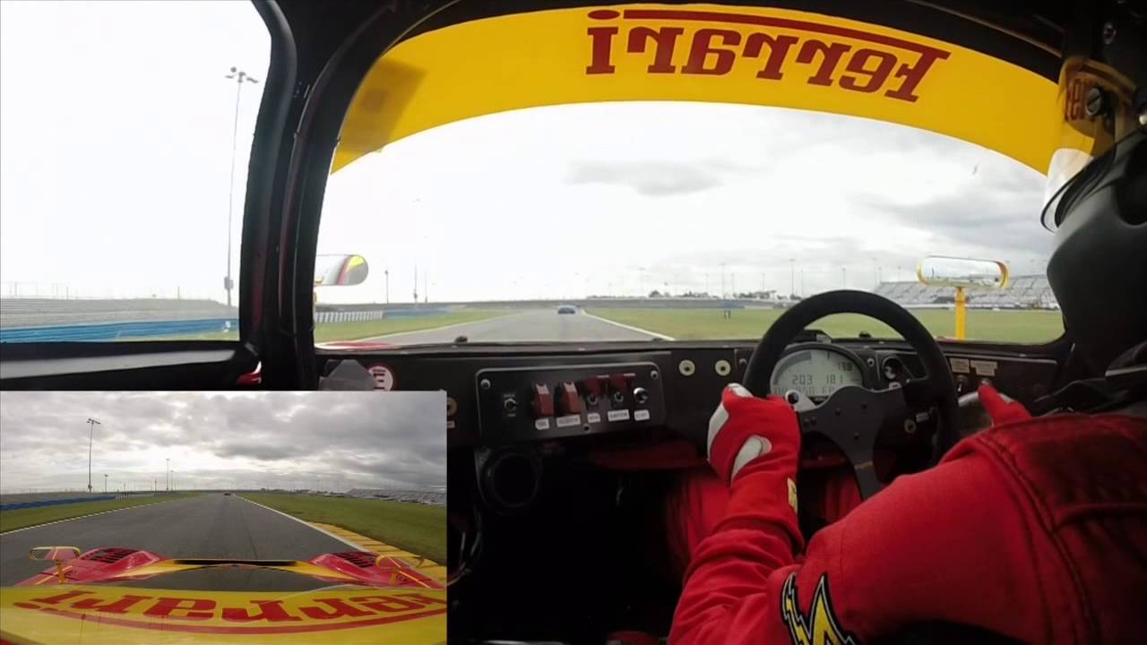 Onboard Ferrari powered Spice from Daytona International Speedway - YouTube