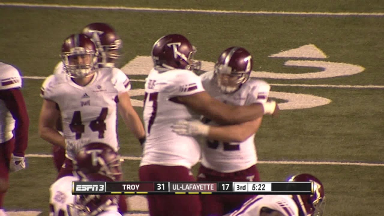 2015 Troy Football Top Play Nominee - Rashad Dillard / Garrett Peek ...