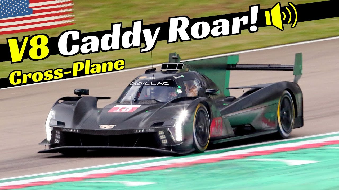 The Roar of the 2025 Cadillac V-Series.R LMDh Hypercar's V8 Cross-Plane ...