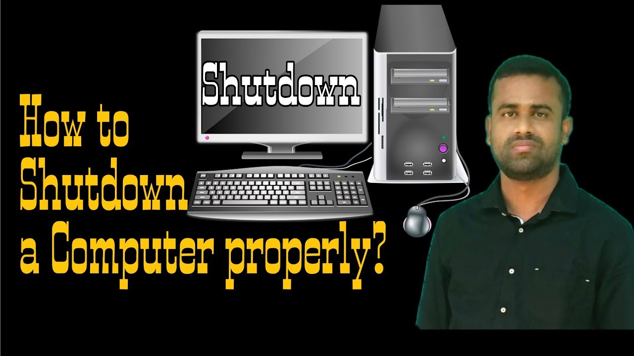 how to shutdown(Turn off) a computer properly? || odia || The correct ...