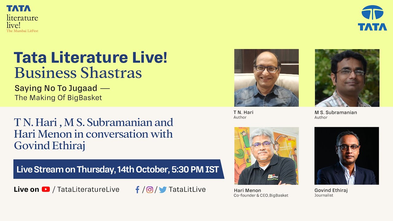Tata Literature Live! Business Shastras - YouTube