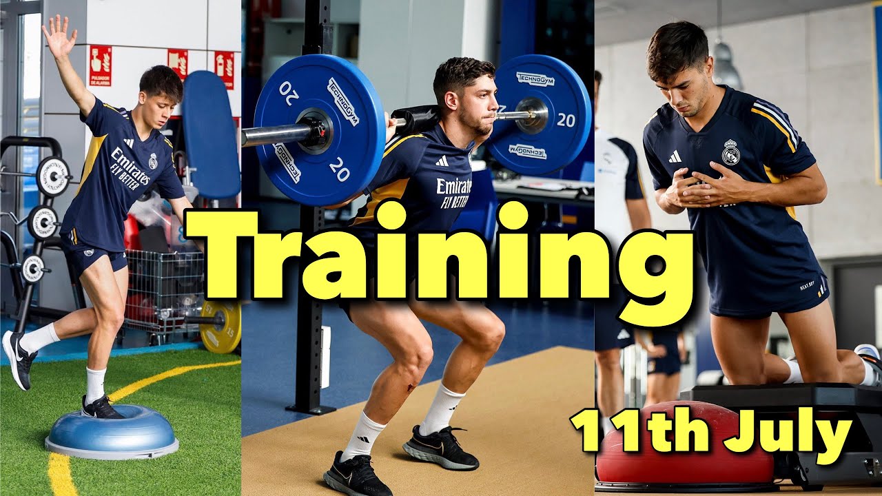 Real Madrid Morning Training Session 11th Jul: Kroos, Bellingham, Güler ...