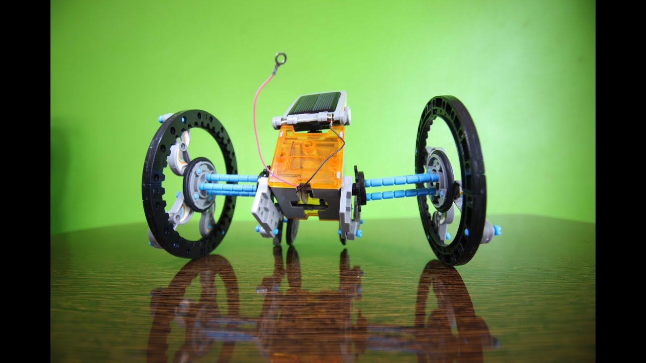 DIY Solar Robot - YouTube