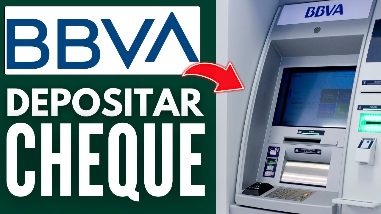 Como DEPOSITAR un CHEQUE en CAJERO BBVA Bancomer 2024 ( Nuevo Método ...