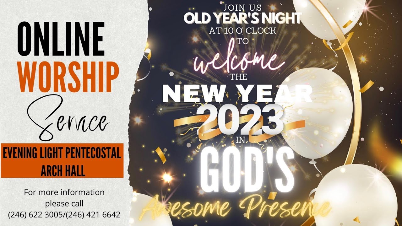 OLD YEARS NIGHT SERVICE 2022 - YouTube