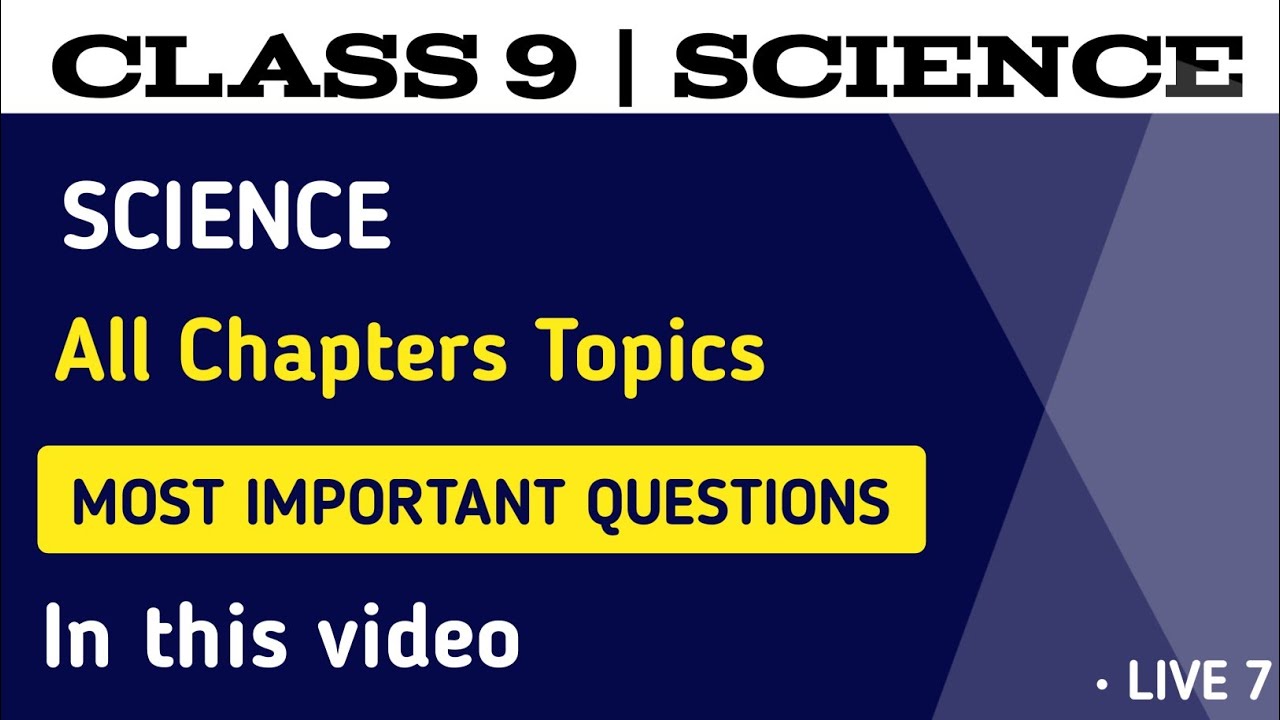 Science all chapters introduction class 9 || solve questions and ...