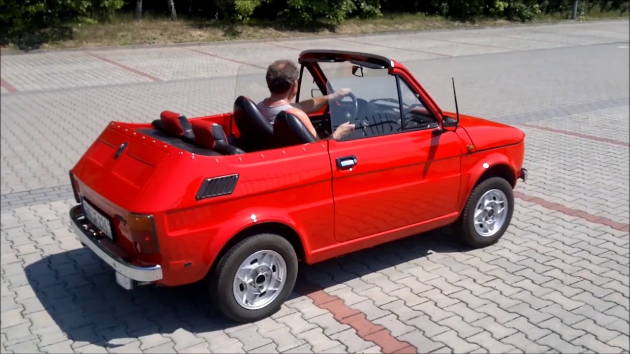 Maluch Fiat 126 Cabrio - Reaktywacja - YouTube