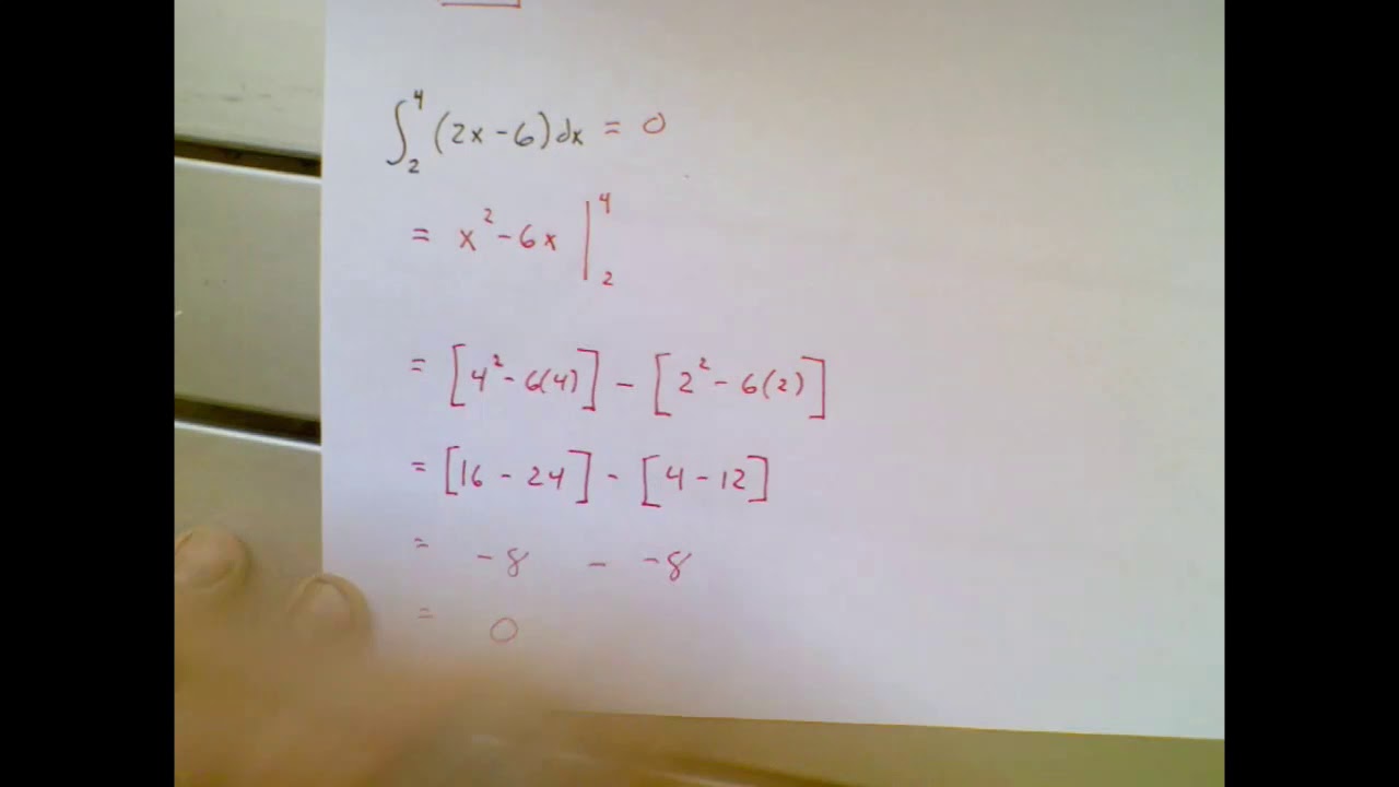 Integration "By Hand" - YouTube