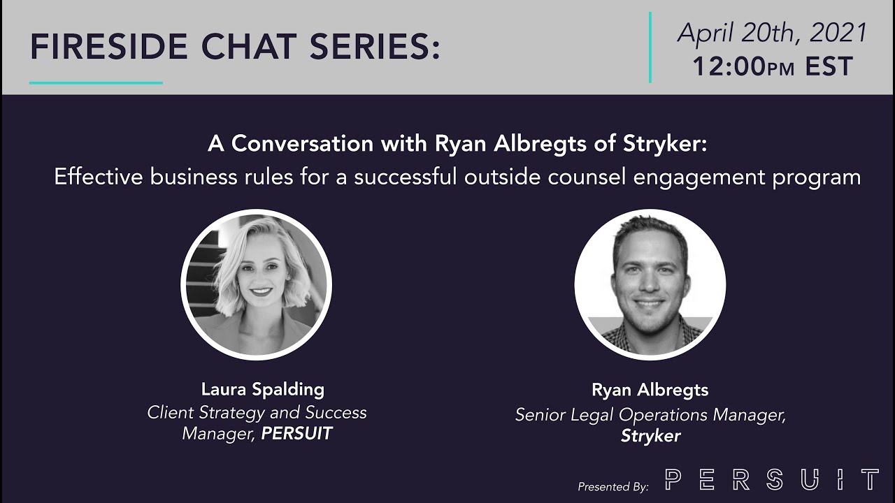 Fireside Chat Series: Ryan Albregts of Stryker - Business Rules - YouTube
