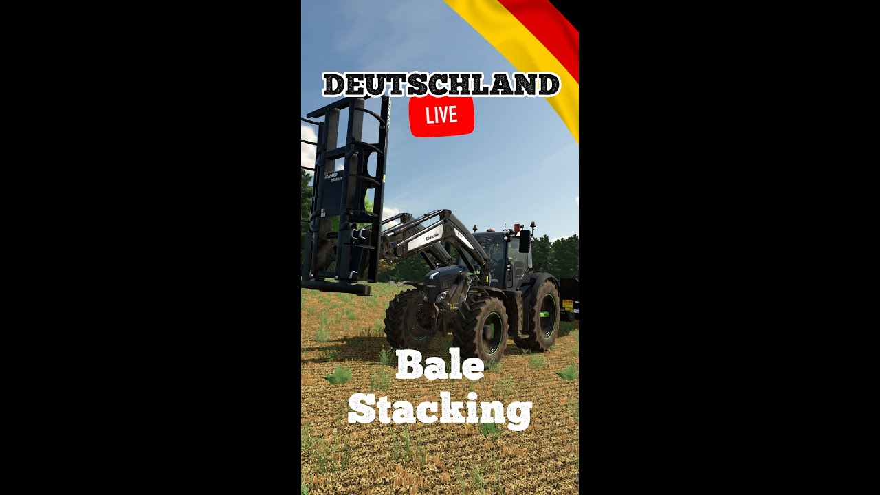 🔴 LIVE Vertical - Deutschland - Chatting FS25 While We Stack Bales ...