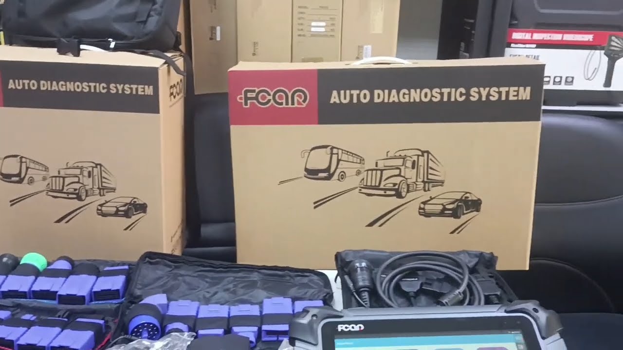 Fcar F7-SG Hevey duty diagnostic tool car scanner truck testing ...