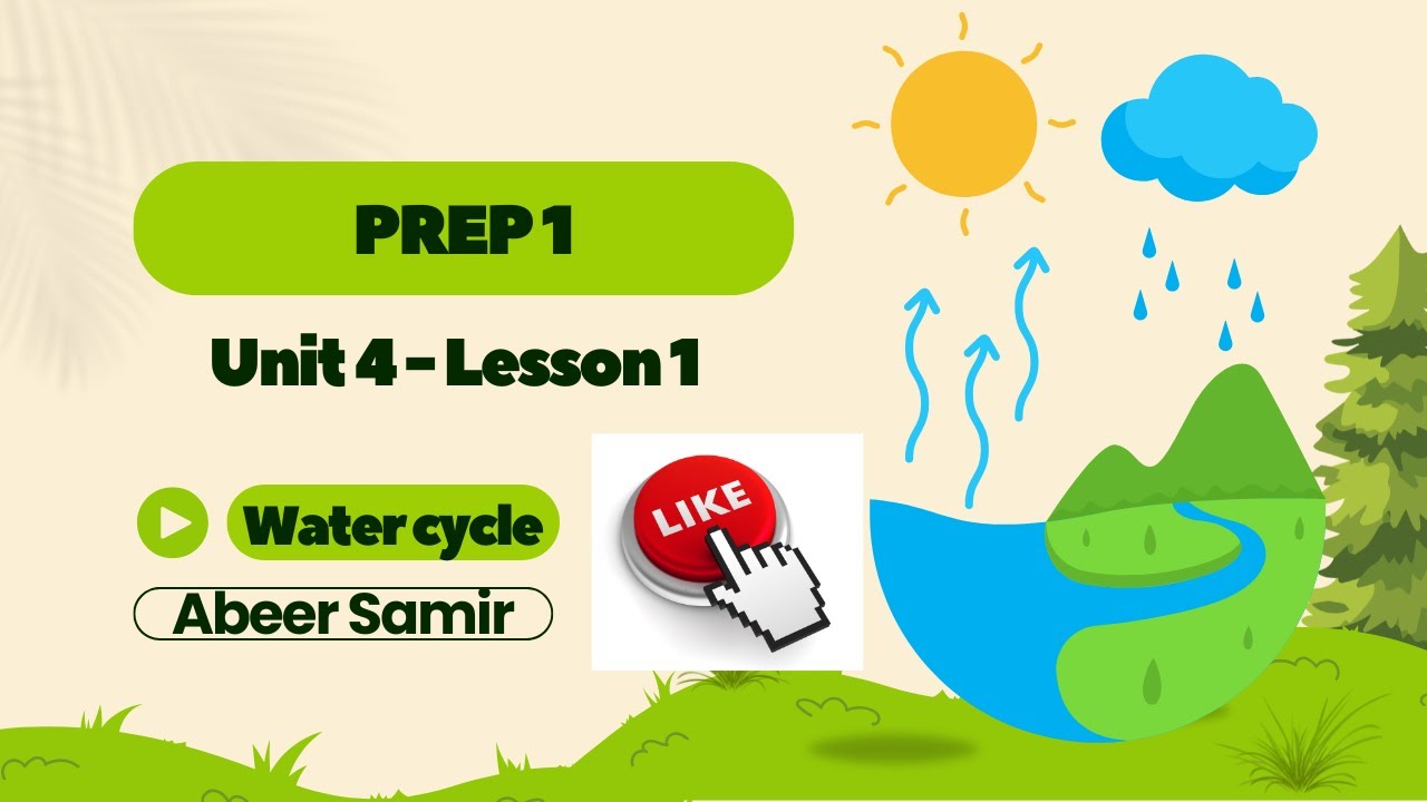 Unit 4 - Lesson 1 -Water cycle - Prep 1 - YouTube