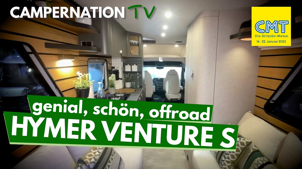 HYMER Venture S - genial, schön, offroad | CMT 2023 - YouTube