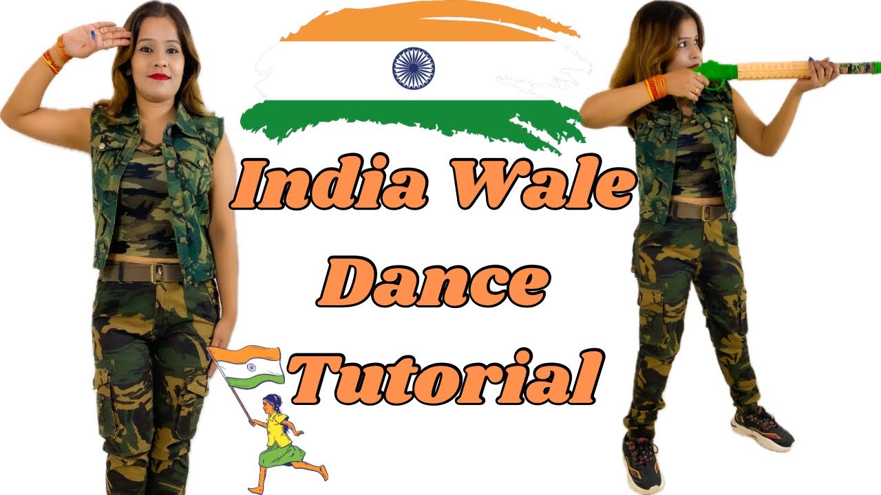 India Wale Patriotic Dance Choreography Tutorial India Wale Song Dance ...