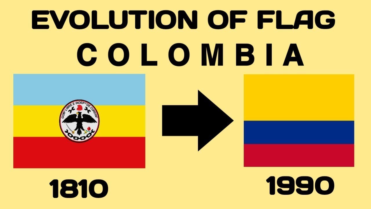 Evolution Of Colombia Flag ! AG INFO MEDIA - YouTube
