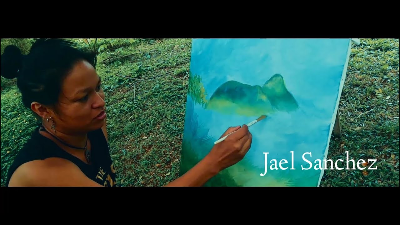 ARTISTA Plástica JAEL SANCHEZ 🎨🌎🍀🖌️🎶🤝 - YouTube