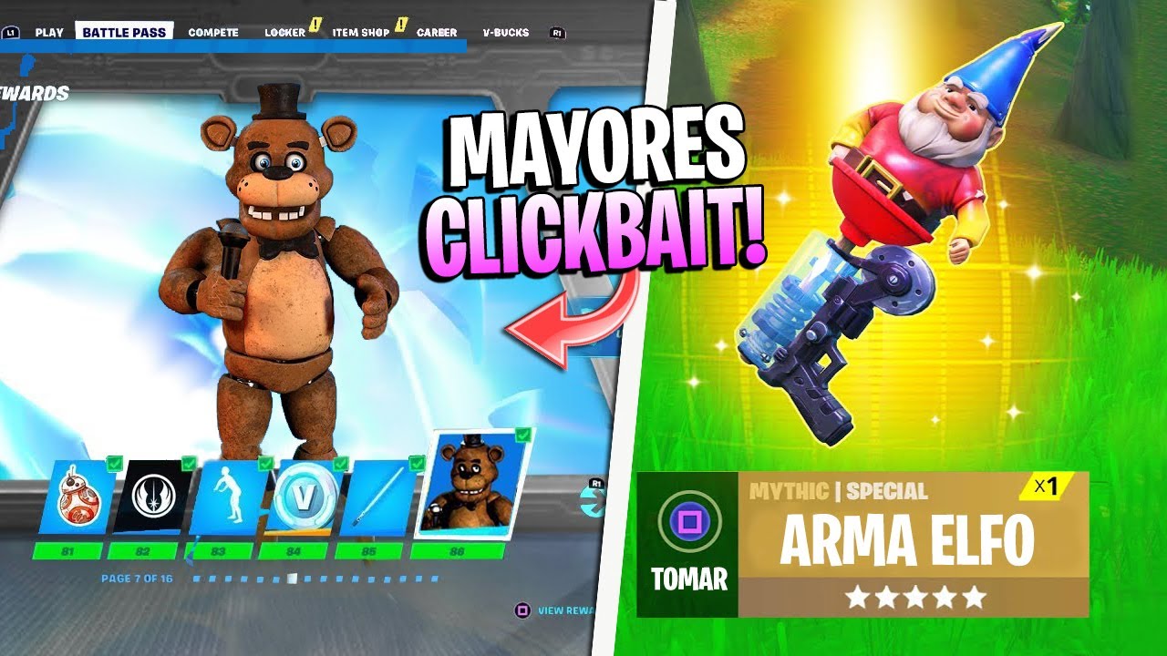 Los 8 Mayores CLICKBAIT De La Temporada 5 EXPUESTOS! | Fortnite! - YouTube