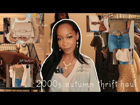 autumn try on thrift haul | fashion, room decor, + fall outfit ideas