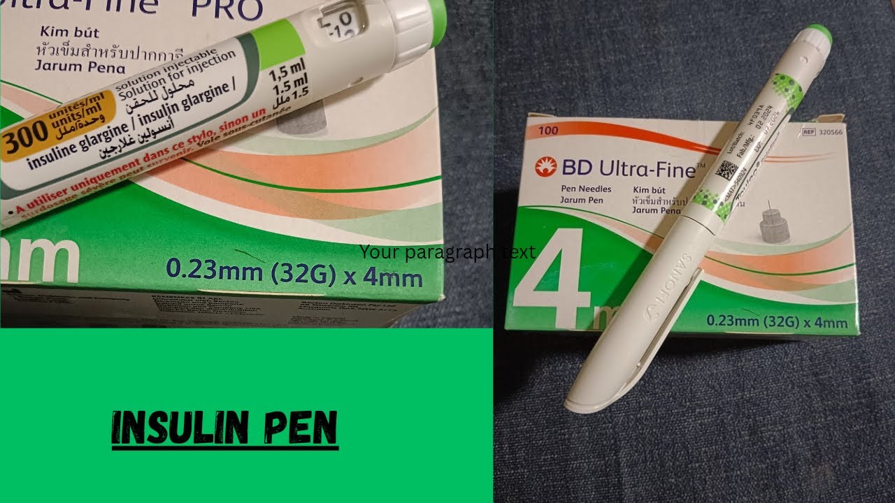 How to attach the needle to an insulin pen - YouTube